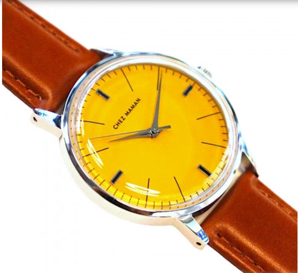 TERTIO - Vintage yellow brown – Calame Paris